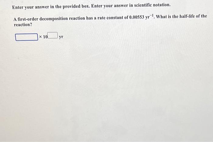 Solved Enter your answer in the provided box. Enter your | Chegg.com Solved Enter your answer in the provided box. Enter your | Chegg.com
