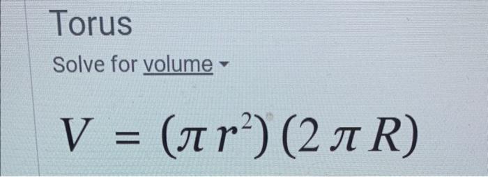 Solved 3 Create a model of the torus shown in Figure P1.3A. | Chegg.com