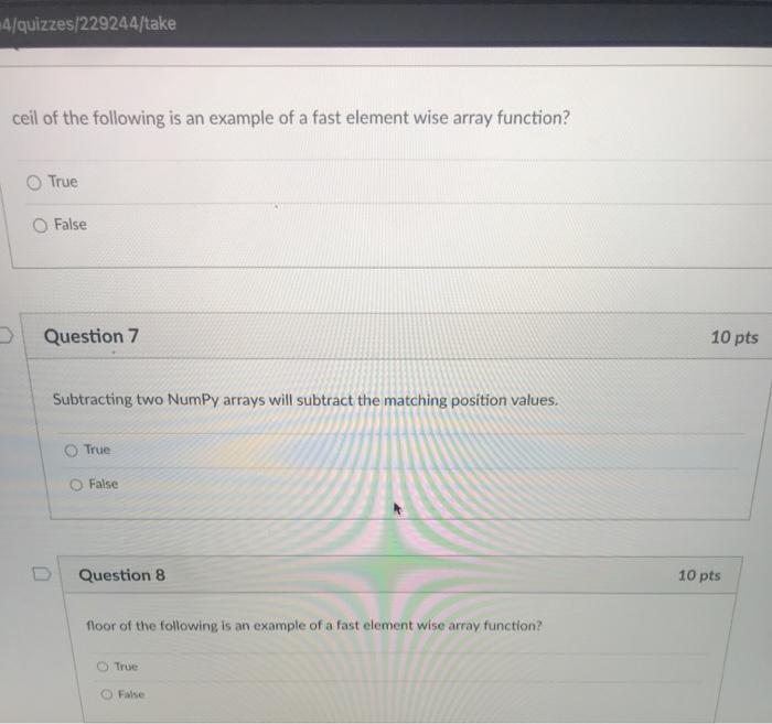 Solved 4quizzes229244take Ceil Of The Following Is An 