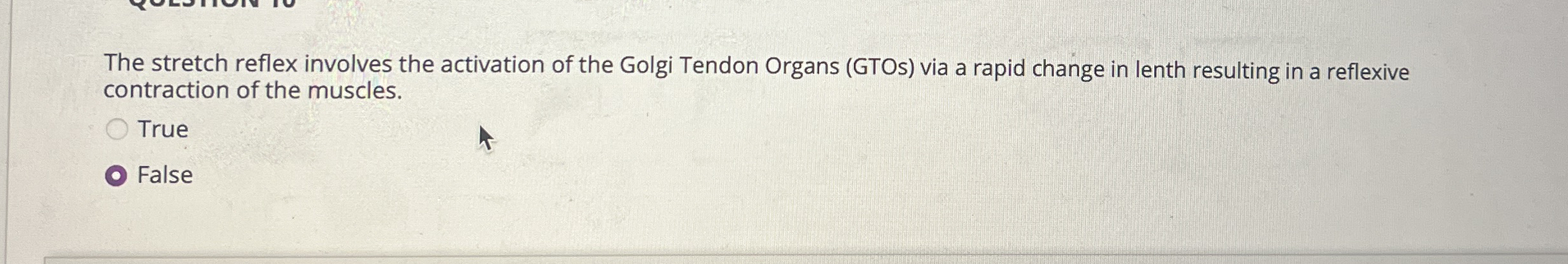 Solved The stretch reflex involves the activation of the | Chegg.com