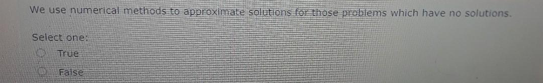 Solved We use numerical methods to approximate solutions for | Chegg.com