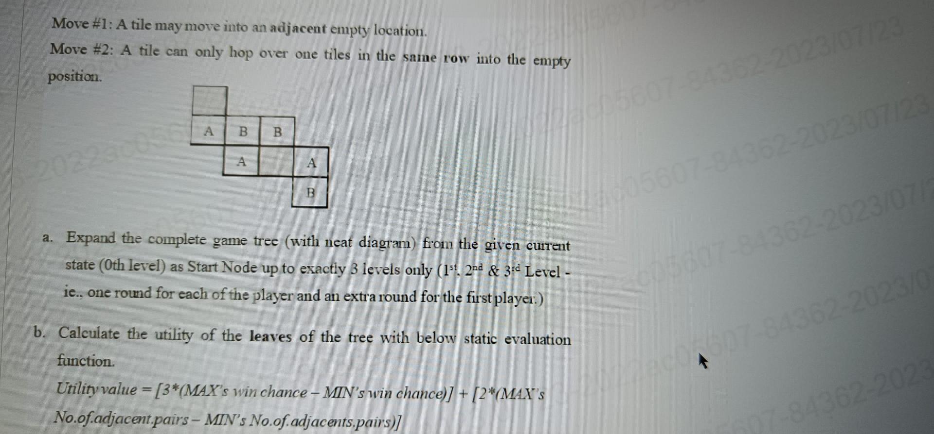 Solved Consider a 2-player game as in below diagram. The | Chegg.com