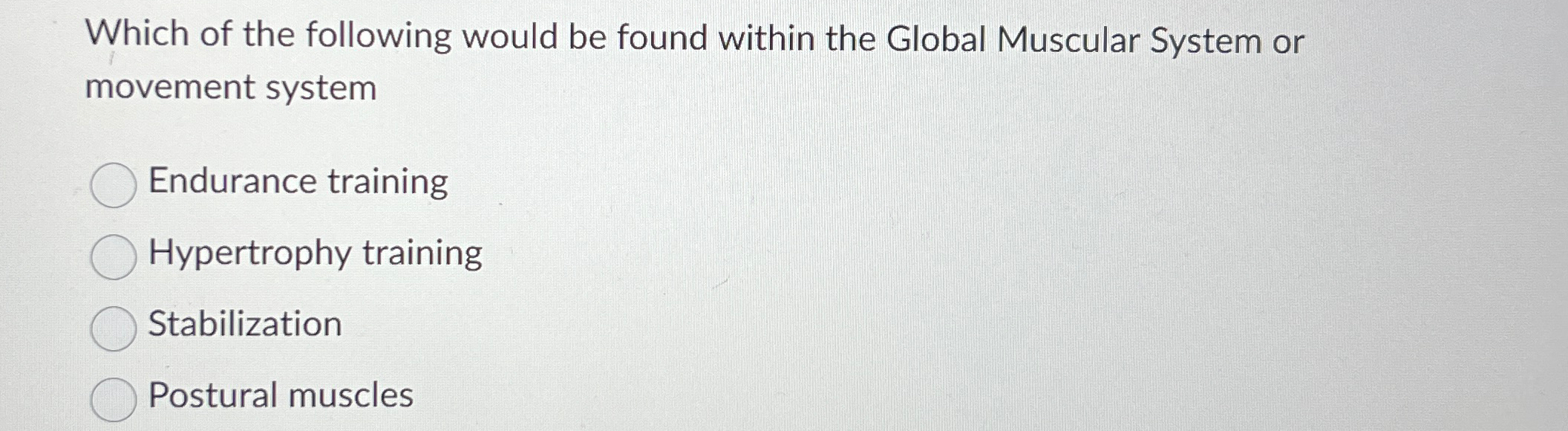 Solved Which of the following would be found within the | Chegg.com