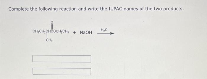 Solved Complete the equation for the following reaction by | Chegg.com