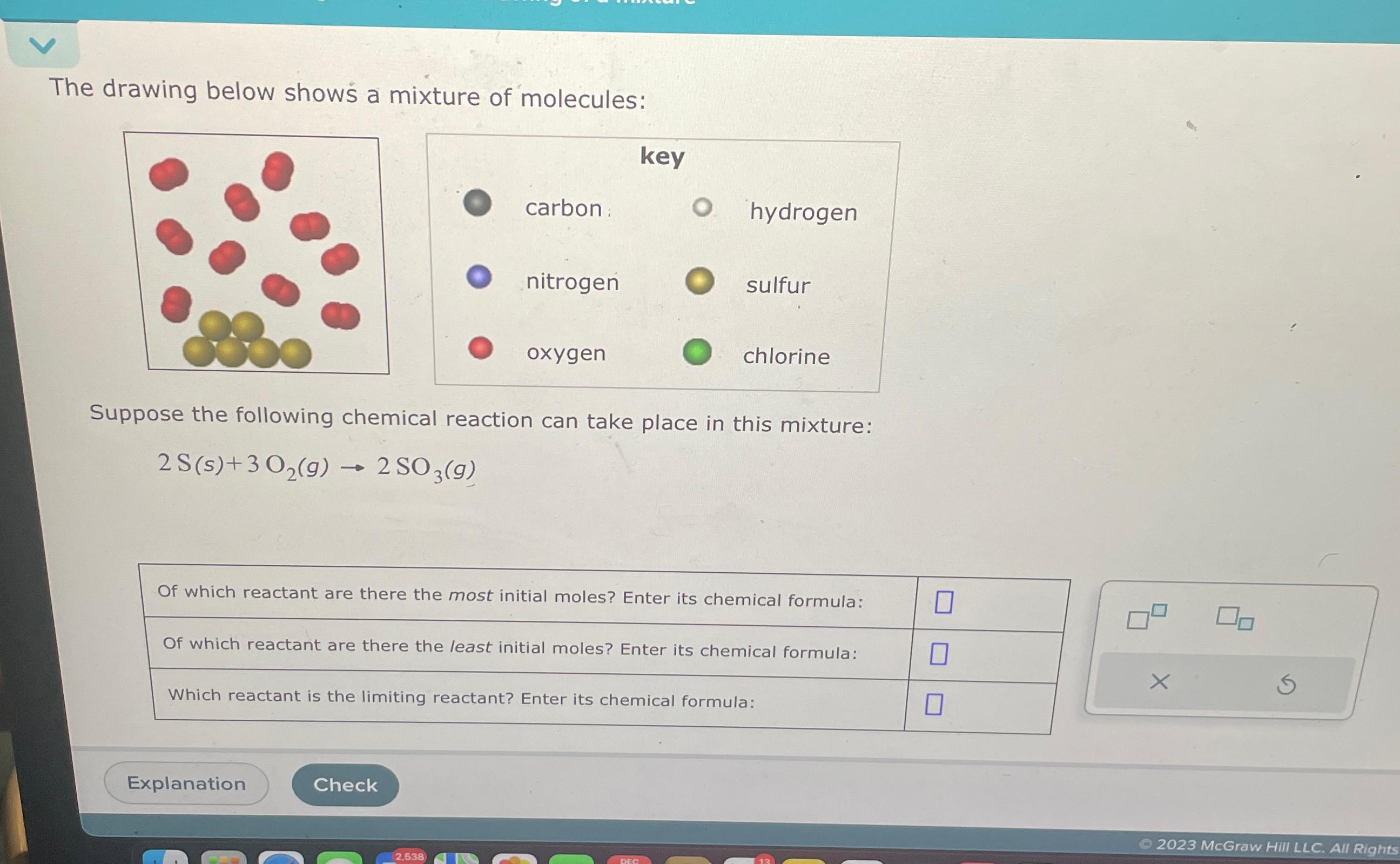 Solved The drawing below shows a mixture of | Chegg.com