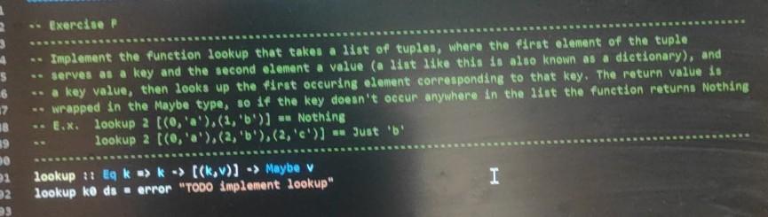 Solved Exercise 6 18 Implement The Function Lookup That 9966
