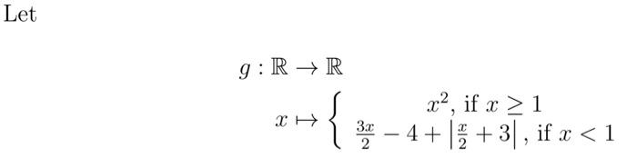 Solved Show that g is strictly monotone, surjective, and | Chegg.com