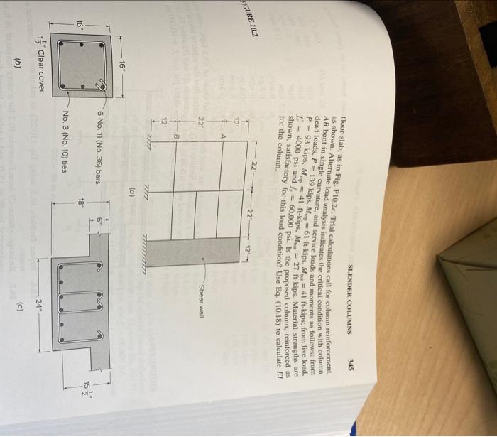 Solved 10.2. The structure shown in Fig. P10.2a requires | Chegg.com