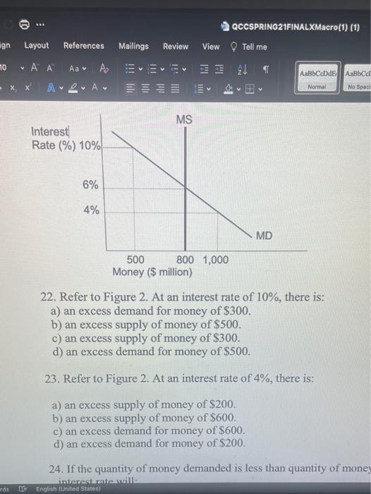 Solved QCCSPRING21FINALXMacro(1) (1) ign Layout 10 A A | Chegg.com
