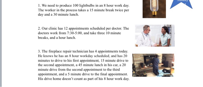 Solved Takt Time Exercise: What are the takt time | Chegg.com