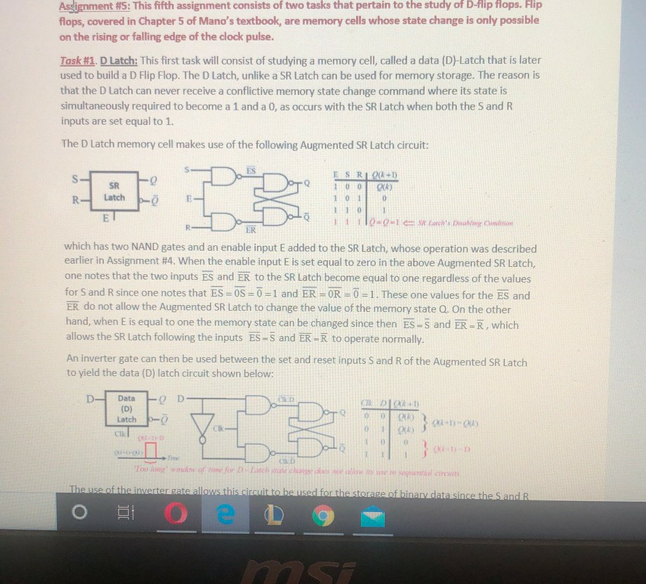 Assignment #5: This fifth assignment consists of two | Chegg.com