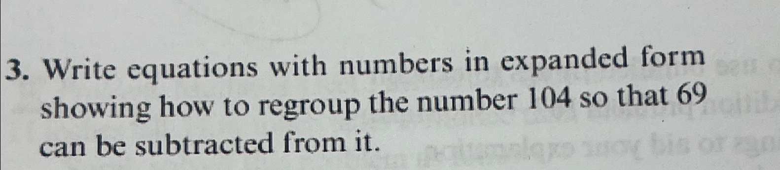 Solved Write equations with numbers in expanded form showing | Chegg.com