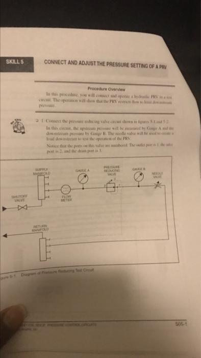 SKILLS CONNECT AND ADJUST THE PRESSURE SETTING OF A | Chegg.com