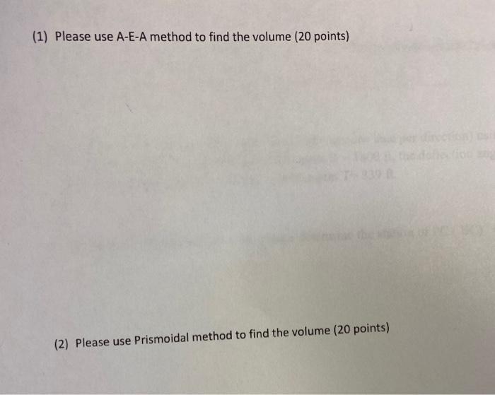 Solved 3. Calculate Volume from Contour maps Knowing that | Chegg.com