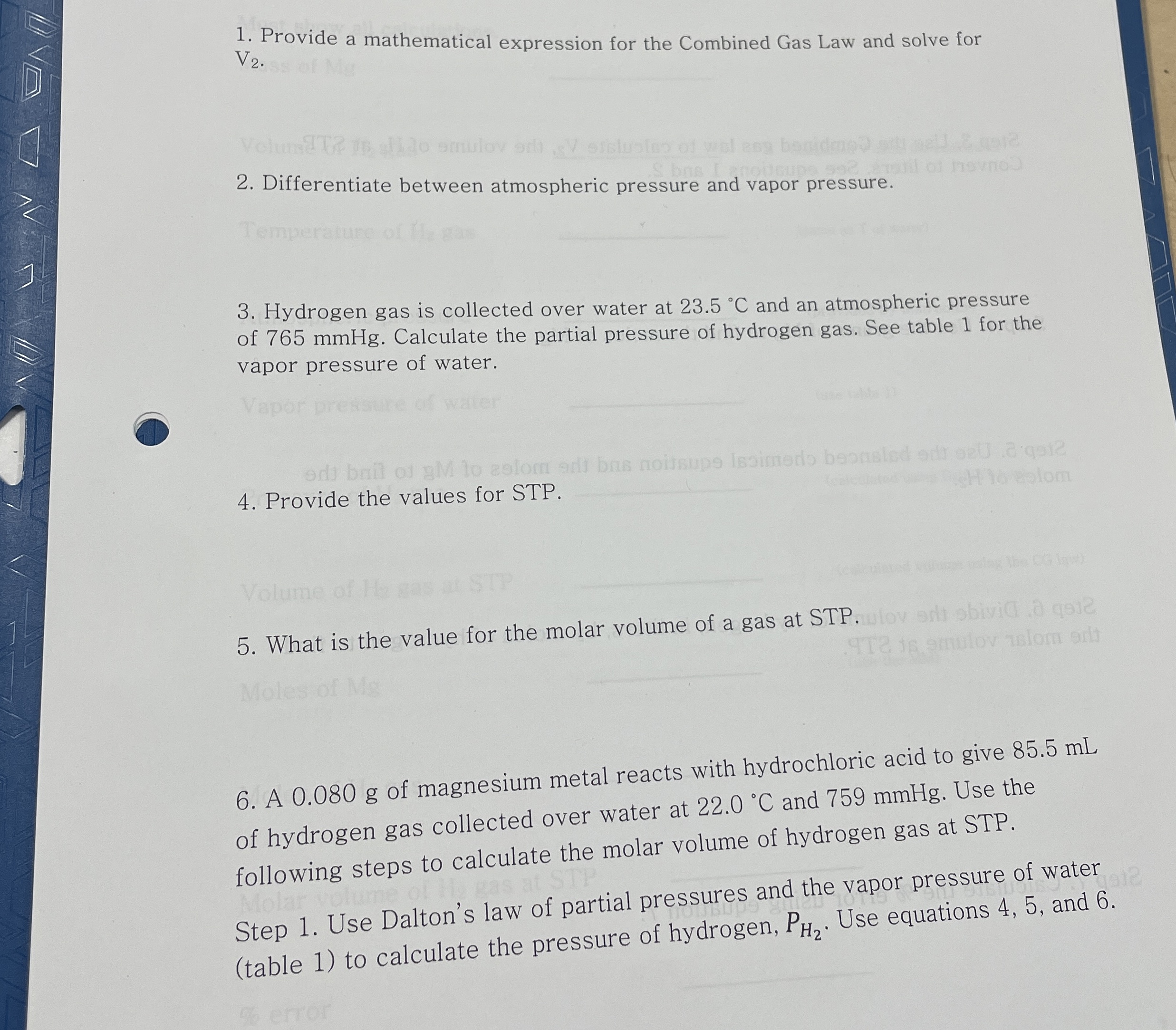 Solved Provide a mathematical expression for the Combined | Chegg.com
