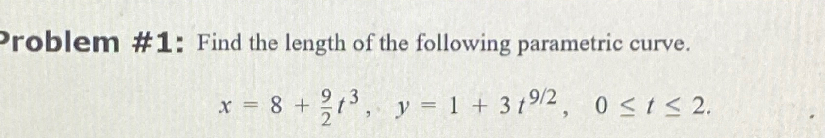 Solved Problem #1: Find the length of the following | Chegg.com