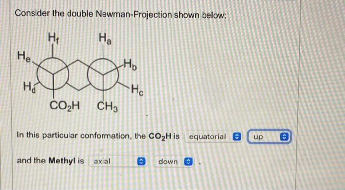 Solved Consider the double Newman-Projection shown below: | Chegg.com Solved Consider the double Newman-Projection shown below: | Chegg.com