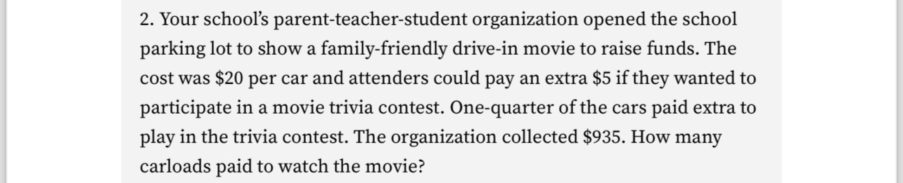 Solved Your school's parent-teacher-student organization | Chegg.com