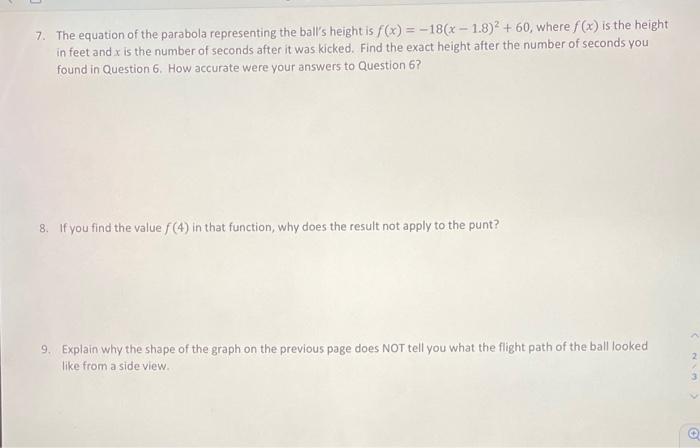 Solved Math 098. HW 24 Show all work to justify your | Chegg.com