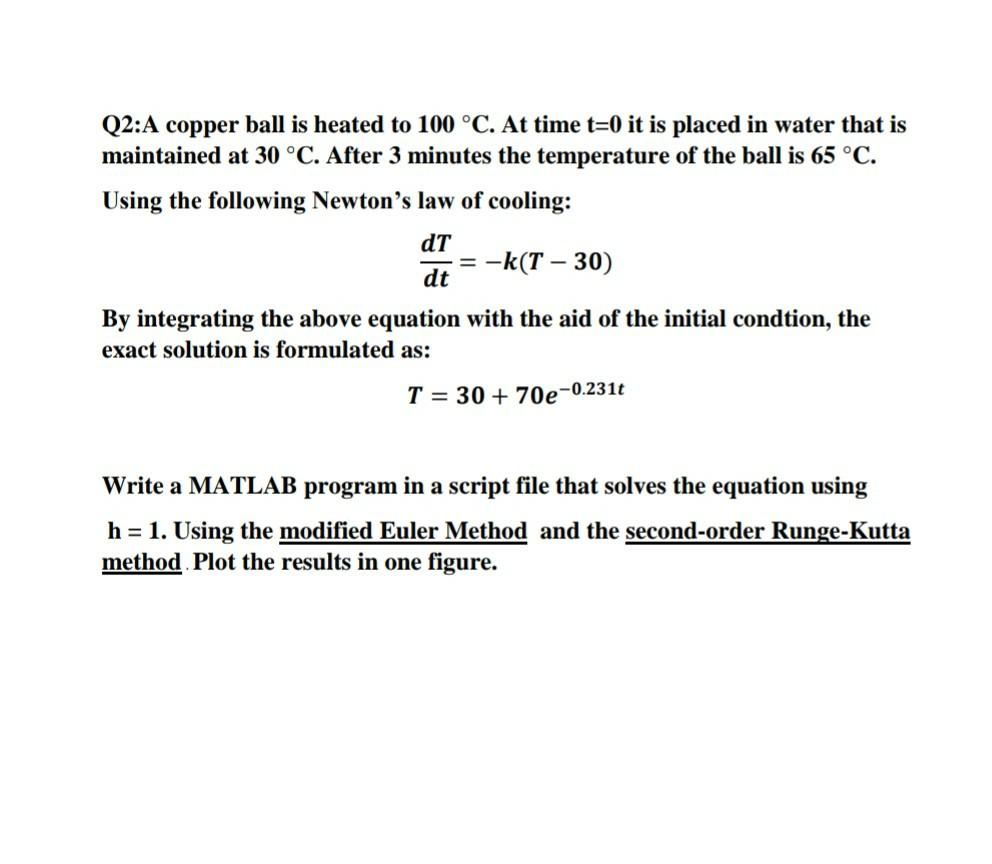 Solved Matlab please do it, I will rate you. please do it | Chegg.com