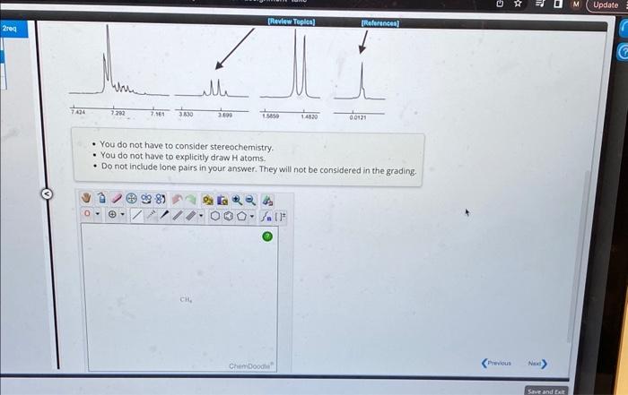 Solved Draw the structure of the compound C9H10O2 from its | Chegg.com