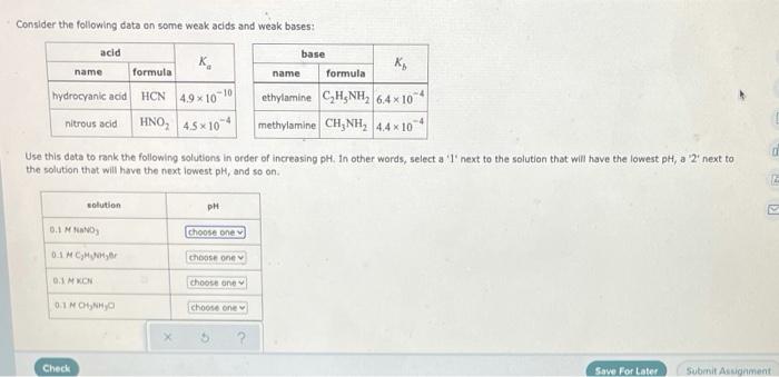 Solved base name formula Consider the following data on some | Chegg.com