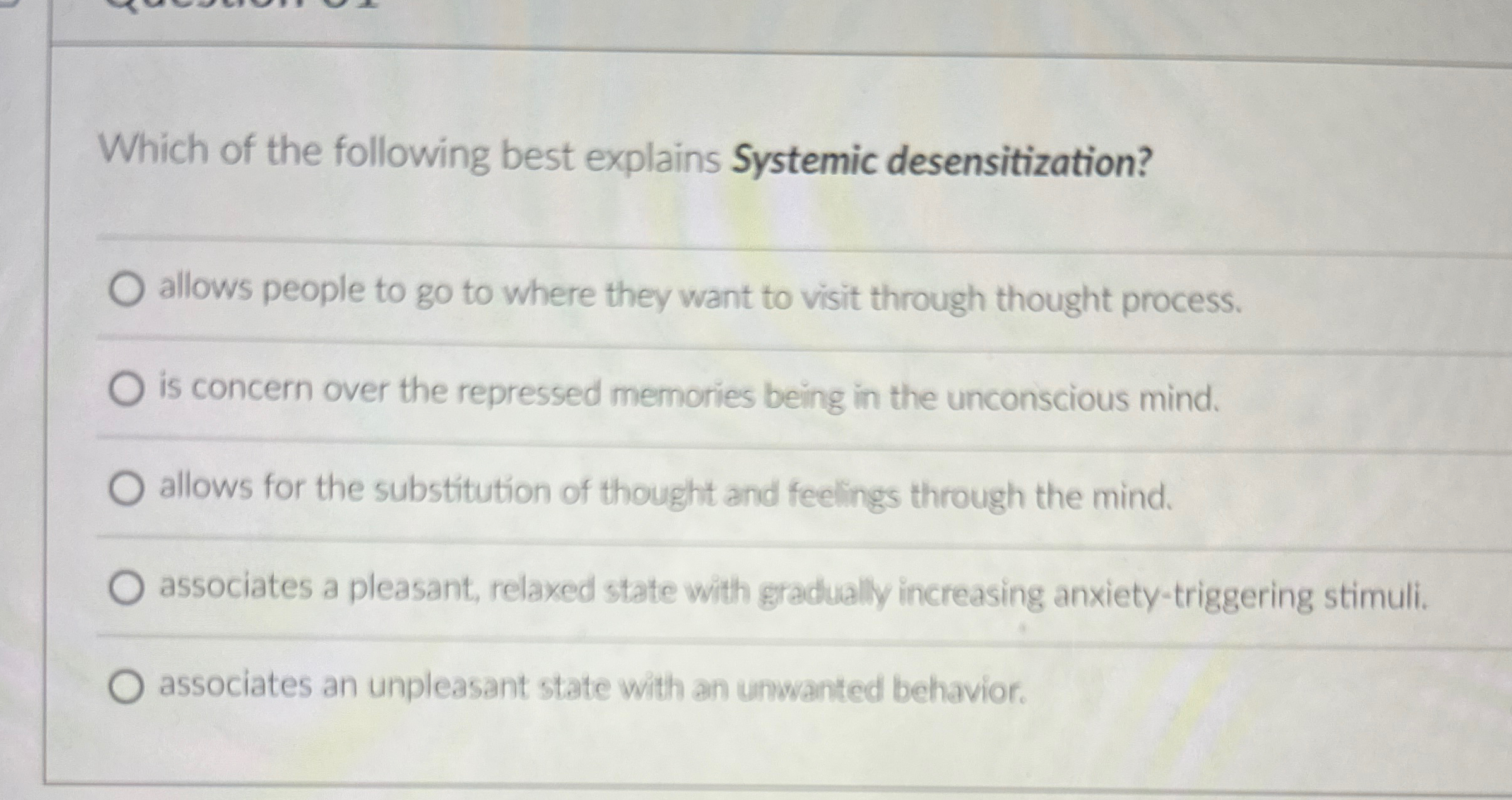 Solved Which of the following best explains Systemic | Chegg.com