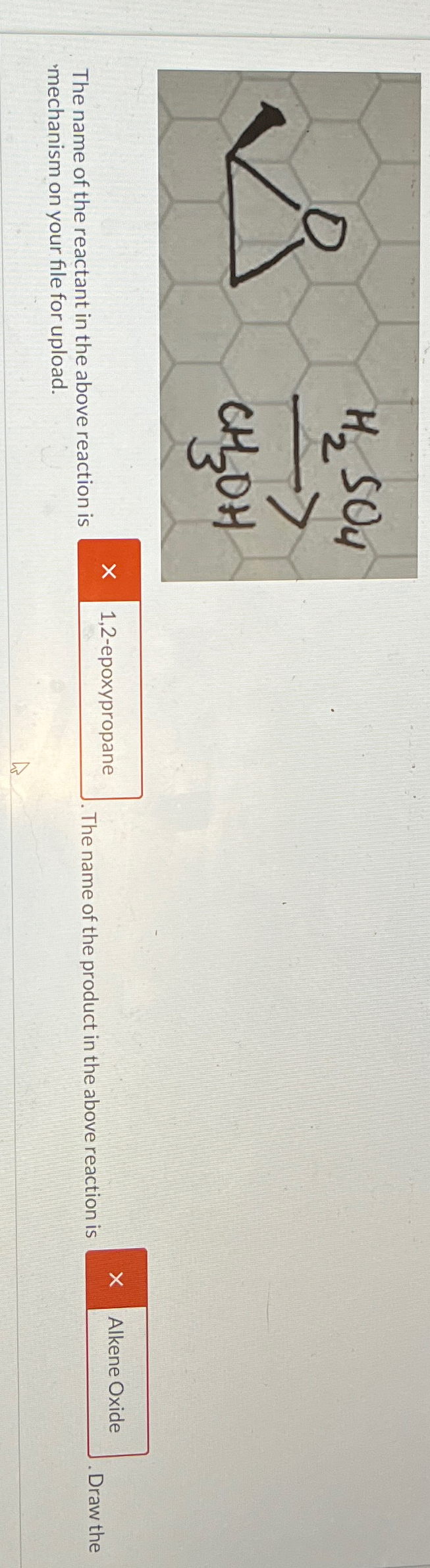 Solved The name of the reactant in the above reaction is The | Chegg.com