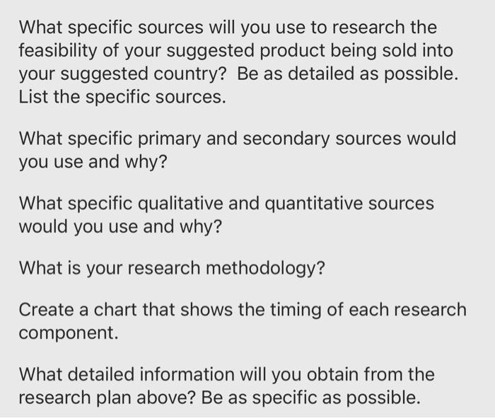 Solved What specific sources will you use to research the | Chegg.com
