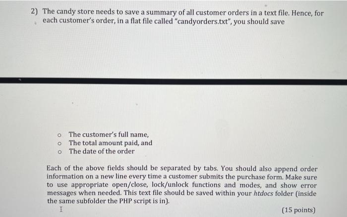 Solved please help with part 2 of the question. part 1 is | Chegg.com