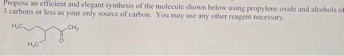 Solved Propose an efficient and elegant synthesis of the | Chegg.com