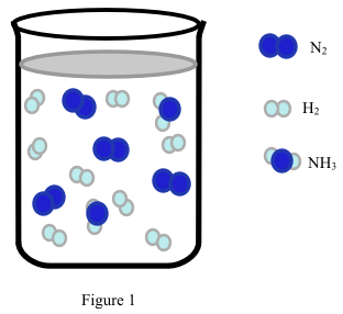 Solved: A mixture of N2, H2 and NH3 is at equilibrium according to ...