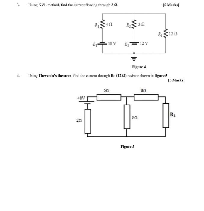 Solved Using KVL method, find the current flowing through 30 | Chegg.com