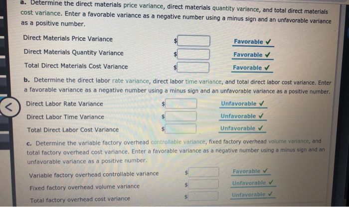 Solved Direct Materials, Direct Labor, and Factory Overhead | Chegg.com