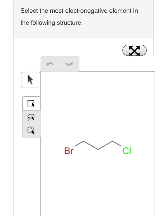 Solved Select the most electronegative element in the | Chegg.com