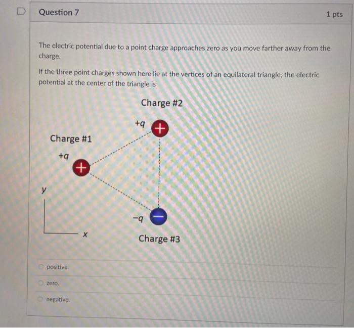 Solved A point lies at the midpoint between these two equal | Chegg.com