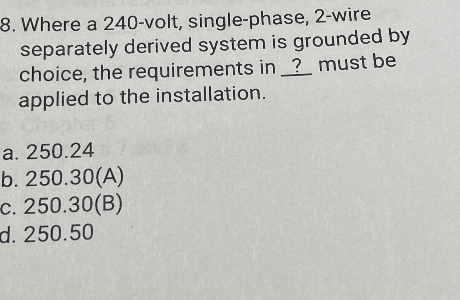 Solved Where a 240 -volt, single-phase, 2-wire separately | Chegg.com