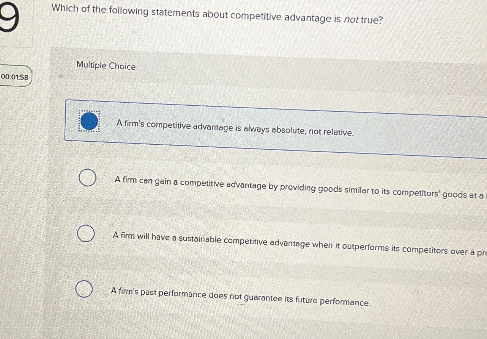 Solved Which of the following statements about competitive | Chegg.com