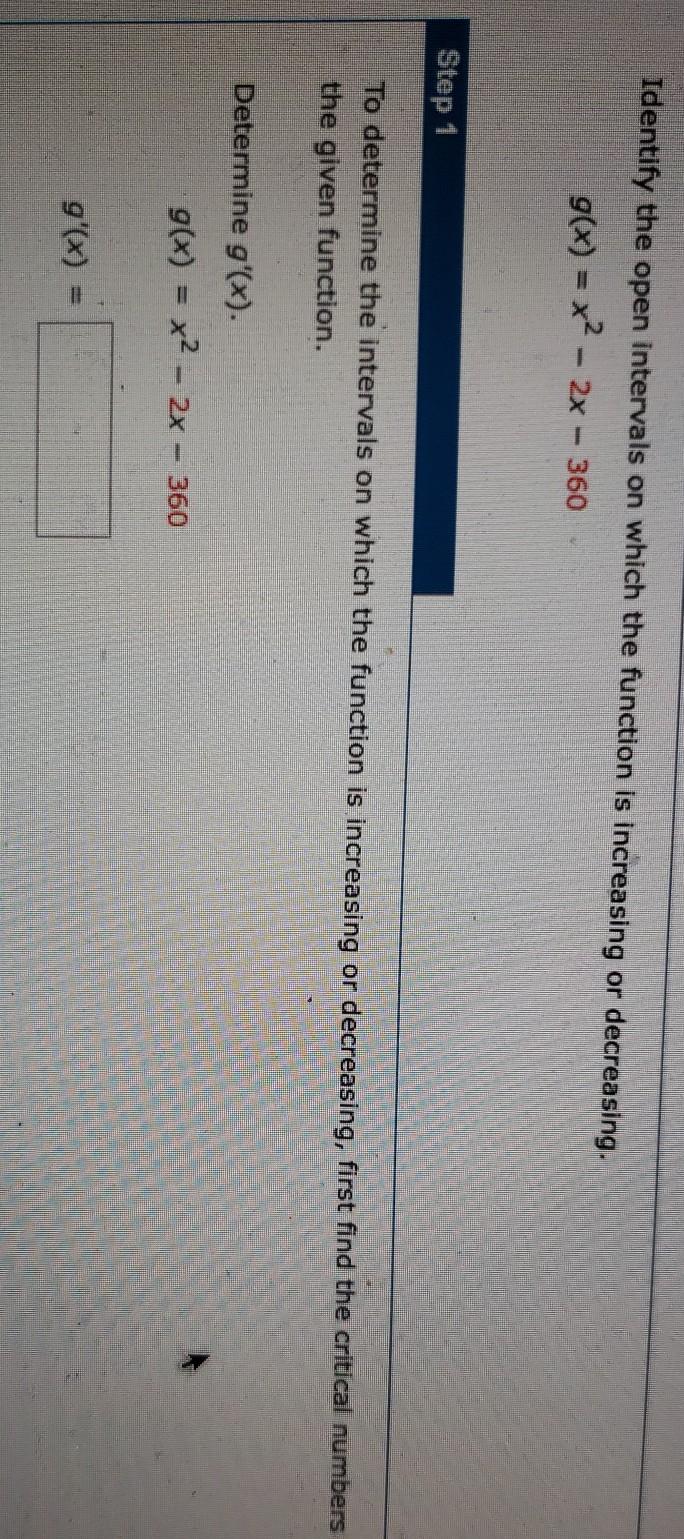 Solved Identify the open intervals on which the function is | Chegg.com