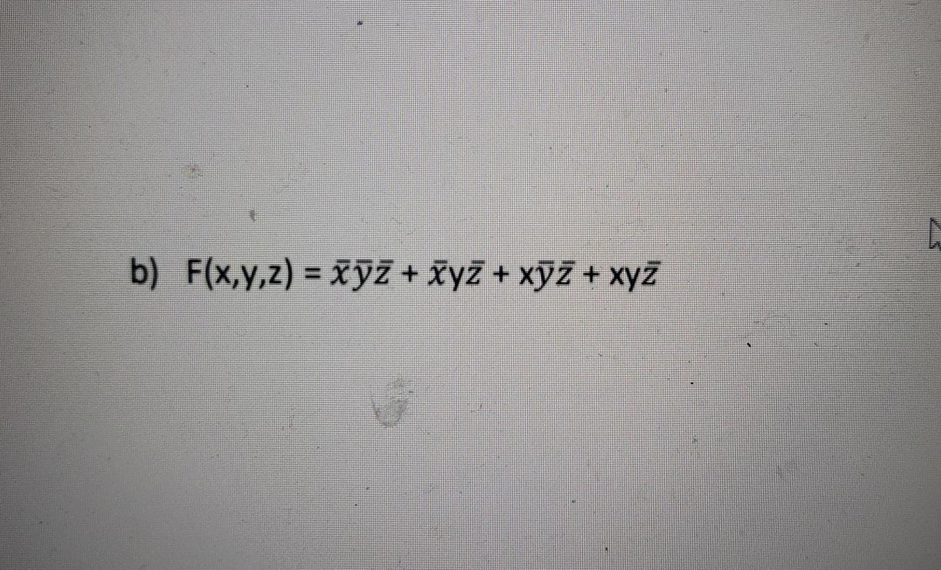 Solved Create The Kmaps And Then Simplify For The Following