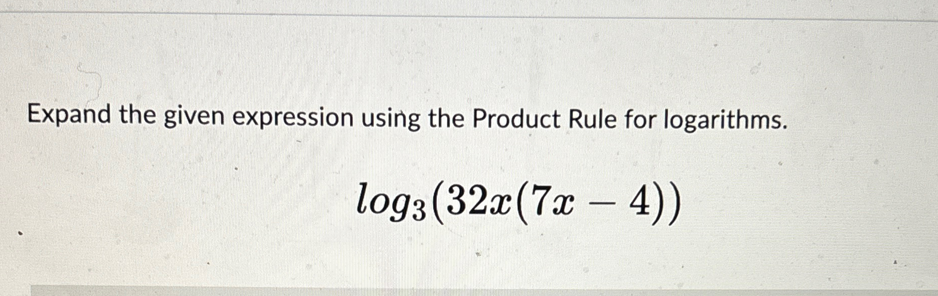 Expand the given expression using the Product Rule | Chegg.com