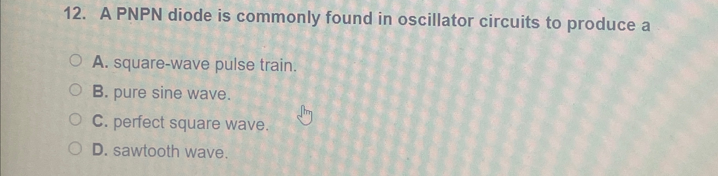 Solved A PNPN diode is commonly found in oscillator circuits | Chegg.com
