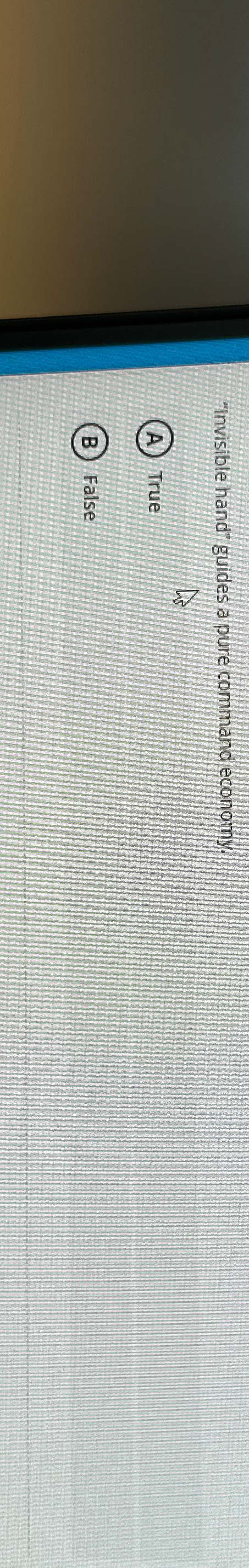 Solved "Invisible hand" guides a pure command | Chegg.com
