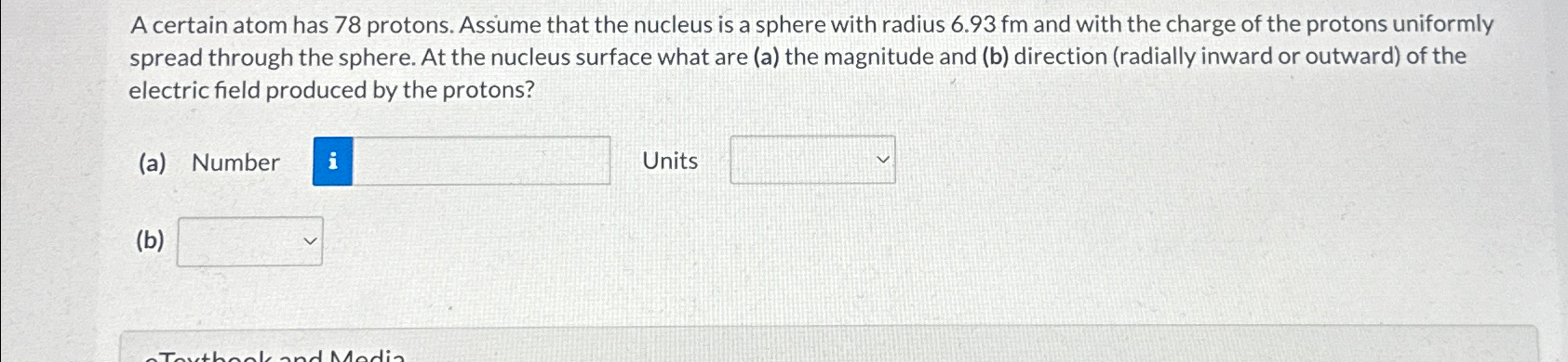 Solved A certain atom has 78 ﻿protons. Assume that the | Chegg.com