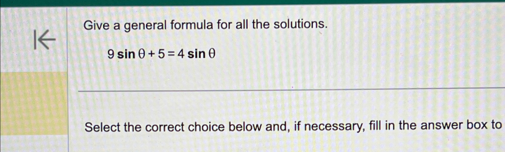 Solved Give a general formula for all the | Chegg.com