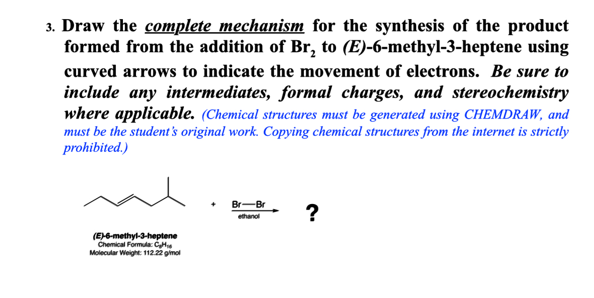 Solved Draw the complete mechanism for the synthesis of the | Chegg.com