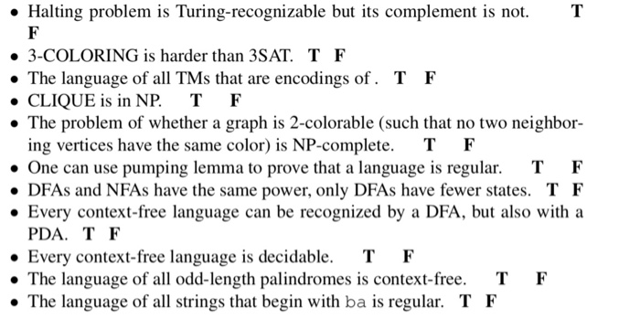 Solved • Halting problem is Turing-recognizable but its | Chegg.com