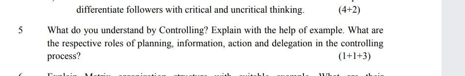 Solved differentiate followers with critical and uncritical | Chegg.com