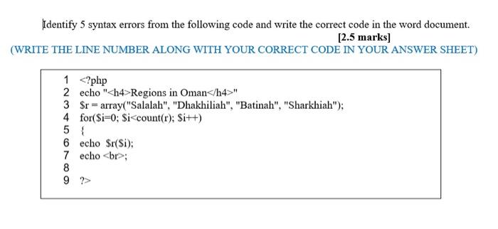 Solved Find the output of the given PHP program for each of | Chegg.com