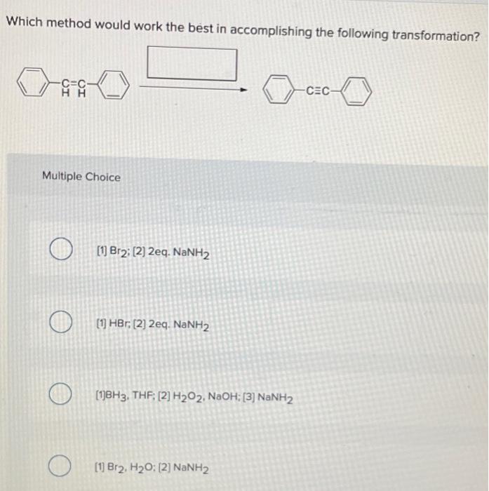 Solved Which method would work the best in accomplishing the | Chegg.com